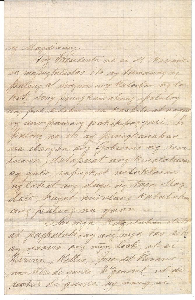 THE BONIFACIO PRESIDENTIAL LETTERS RESOURCES | IT'S XIAOTIME!