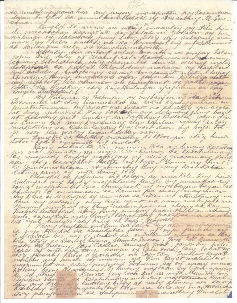 THE BONIFACIO PRESIDENTIAL LETTERS RESOURCES | IT'S XIAOTIME!