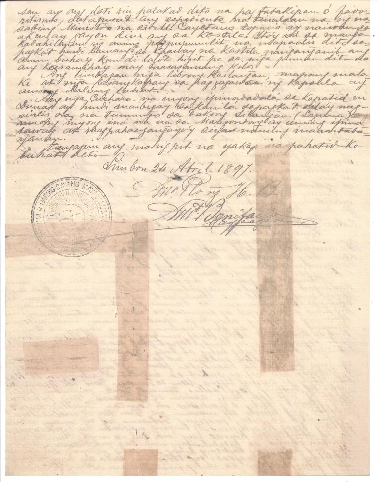 THE BONIFACIO PRESIDENTIAL LETTERS RESOURCES | IT'S XIAOTIME!